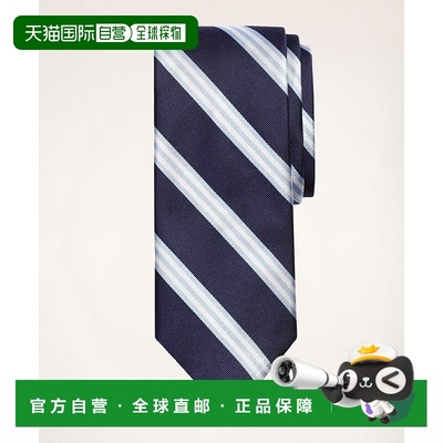 美国直邮Brooks Brothers 其它真丝领带围巾披肩布克兄弟经典条纹