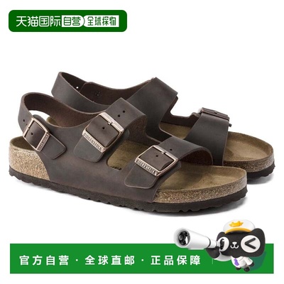 自营Birkenstock Milano 0034871 Sandals Habana Oiled Leather