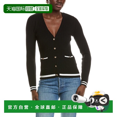 自营Elie tahari玉开衫-黑色 美国奥莱直发