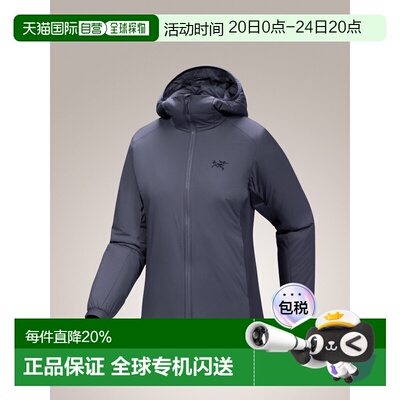 美国直邮Arc'teryx Atom Hoody 女士保暖防湿连帽衫