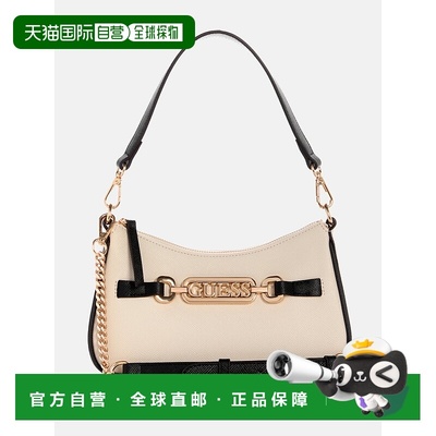 自营guessJayla Shoulder Bag - white multi 美国奥莱直发斜挎包