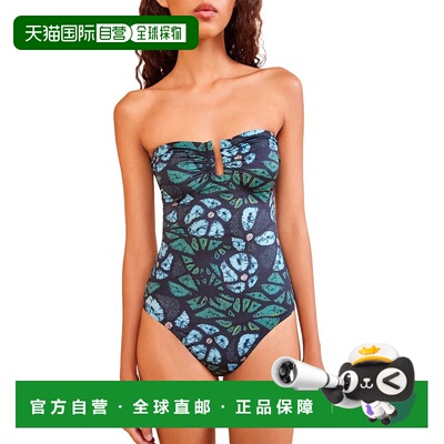 自营Ulla Johnson Monterey Maillot一件-黑色泳衣 美国直发奥莱