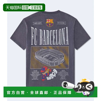 自营Aeropostale Fc Barcelona Relaxed Graphic Tee - black 1