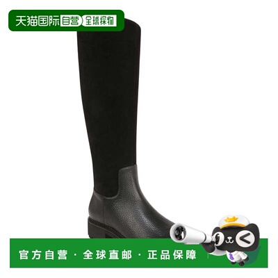 自营Men's Vionic Fallbrook  Black Leather Waterproof Knee Hi