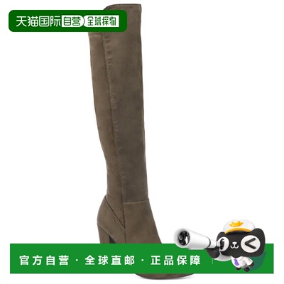 自营Journee Collection 女式 Tru 舒适泡沫宽小牛皮 Dominga 靴