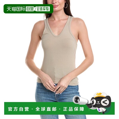 自营James Perse Cut Away Racerback Tank - blue 美国奥莱直发