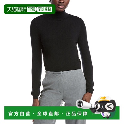 自营Kenneth Cole Cropped Wool Sweater - black 美国奥莱直发