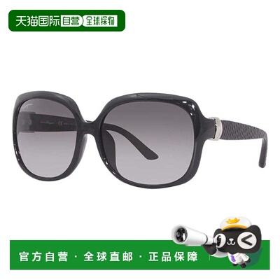 自营salvatore ferragamoSF739SA 001黑色/灰色渐变-黑色 美国奥