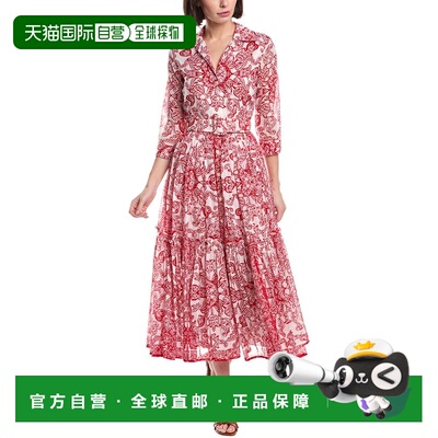 自营Samantha Sung Melanie Shirtdress - red 美国奥莱直发