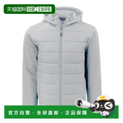 自营 cutter & buckCutter&Buck Evoke混合软壳回收全拉链男式连-