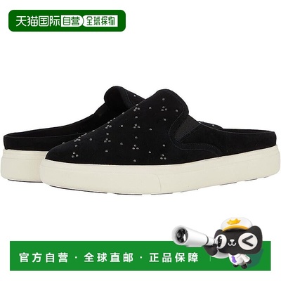 自营 Vaneli Oscar Sneakers女式美国8.5黑色绒面拖鞋休闲鞋KHD48