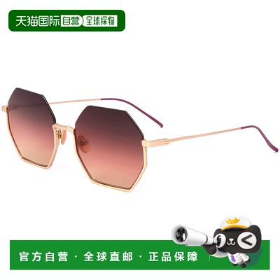 自营 scotch & sodaScotch&Soda女式51毫米红色太阳镜-金色 美国