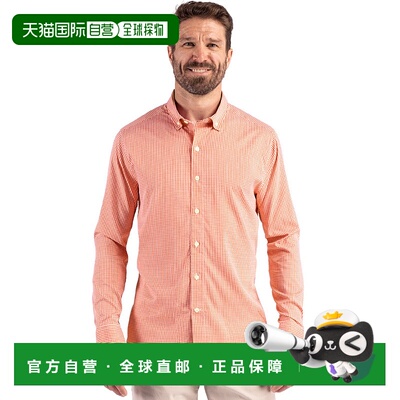 自营Cutter & Buck Skyline Epic Confidence Recycled Gingham M