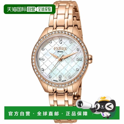 自营Ferre Milano女式珍珠母表盘手表-珍珠母 美国奥莱直发