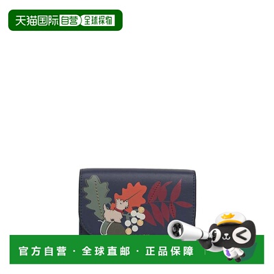 自营radleyAcorntopia Medium Flapover Wallet - ink 美国奥莱直