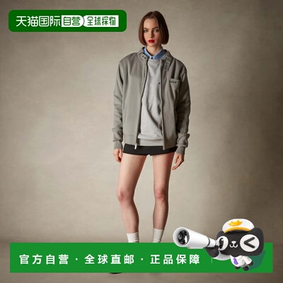 自营members onlyWomen's Oversized Iconic Racer Sweater - gre