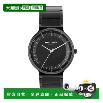 自营Kenneth Cole Men's Classic mm Quartz Watch - black 美国