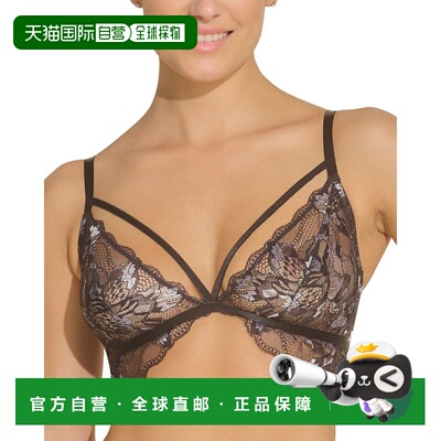 自营Cosabella Paradiso三角形胸罩-黑色 美国奥莱直发吊带文胸