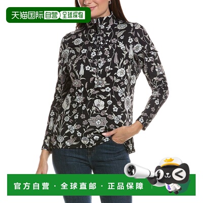 自营Gretchen Scott Jock女孩半拉链套头衫-黑色 美国奥莱直发
