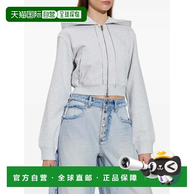美国直邮ALEXANDER WANG-女士拉链Hotfix修身长袖