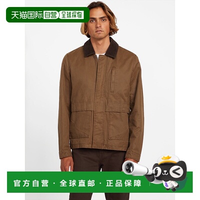 自营guessCooper Jacket - khaki river 美国奥莱直发外套夹克