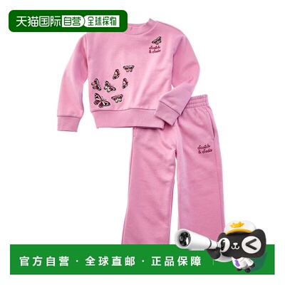 自营Scotch & Soda 2pc Fleece Top & Pant Set - purple 美国奥