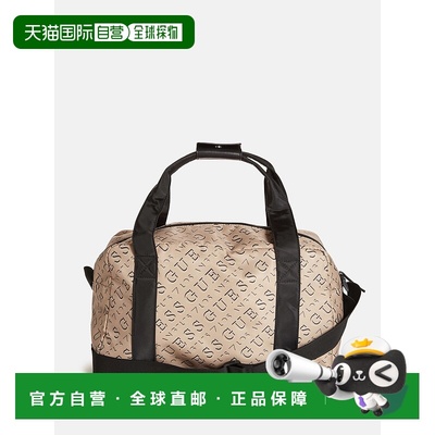 自营guess尼龙 Weekender 行李袋 - 蓝绿色徽标 美国奥莱直发