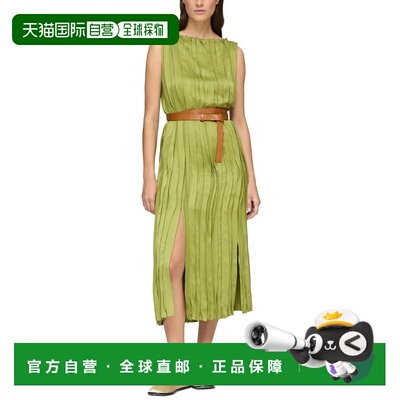 自营Lafayette 148 New York Self Paneled Dress - green 美国奥