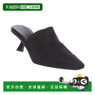 自营salvatore ferragamoFerragamo Algedi Grosgrain Mule - bla
