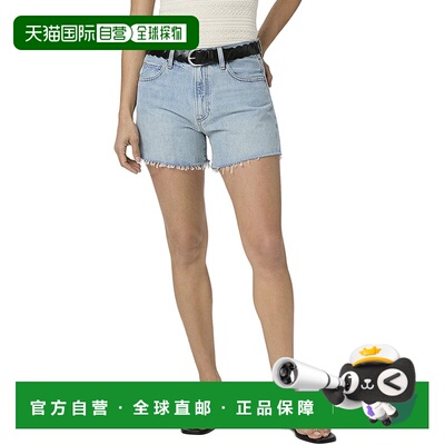 自营Paige Archie Tayce Distressed Short - blue 美国奥莱直发