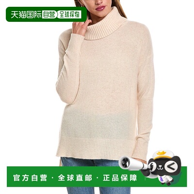 自营philosophy Cashmere Cowl Tunic Sweater - beige 美国奥莱