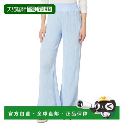自营Michael Stars Susie Pants Women's   Water Smocked Mid-Ri