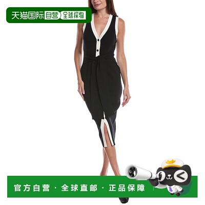 自营 TOCCIN 维多利亚 Midi 连衣裙 - 黑色 美国奥莱直发包臀裙