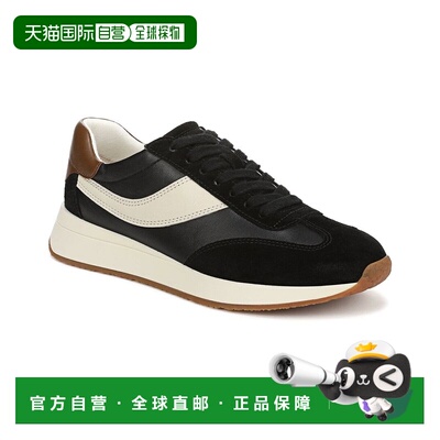 自营Vince Olla Runner-B皮革运动鞋-黑色 美国奥莱直发