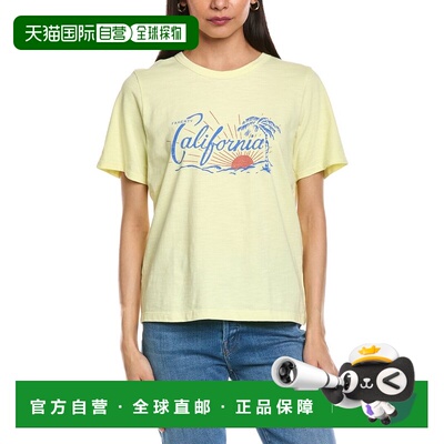 自营Faherty Sunwashed T-Shirt - yellow 美国奥莱直发