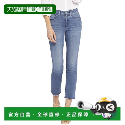自营NYDJ Sheri Sweetbay 九分牛仔裤 - 蓝色 美国奥莱直发直筒裤