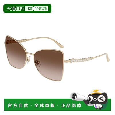 自营Jimmy Choo  JC 4010B 300613 55mm Womens Butterfly Sungla
