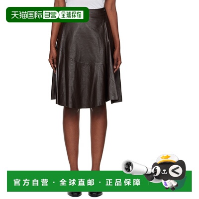 1h可退 香港直邮潮奢 Our Legacy 女士 棕色 Waltz Leather 半身