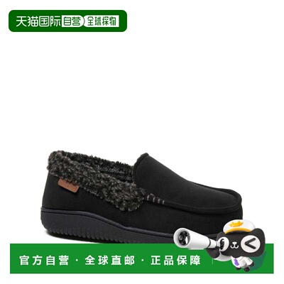 自营Dearfoams Men's Alexander Microsuede Moccasin House Shoe
