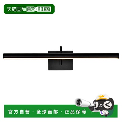 自营vonnProcyon VMW11900BL 24 英寸黑色集成 LED 浴室灯具 - 黑