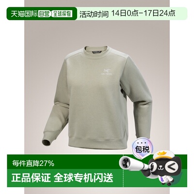 加拿大直邮 始祖鸟Emblem 女士休闲圆领抓绒衫