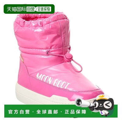 自营Moon Boot Jr Park Tube Mid Glitter WP Boot - pink 美国奥