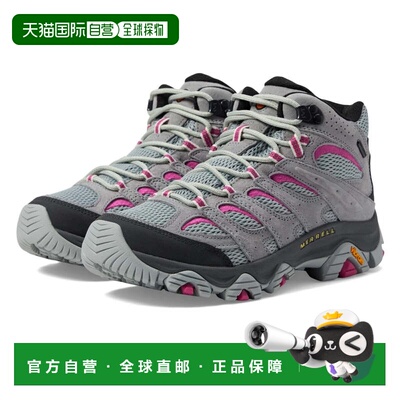 自营Merrell Moab 3 Mid J037214女士纪念碑防水登山靴HTAT1677-