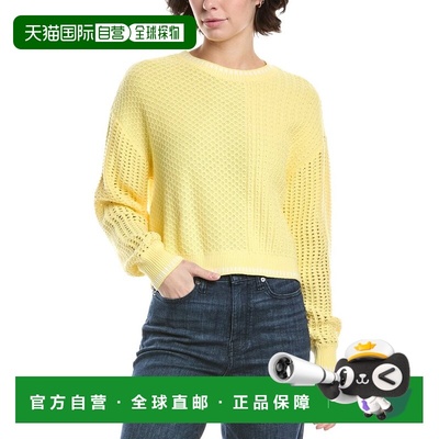 自营525 America Uma Contrast Tipping Sweater - yellow 美国奥