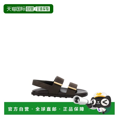 自营tod'sLeather Multi Strap Sandals - brown 美国奥莱直发