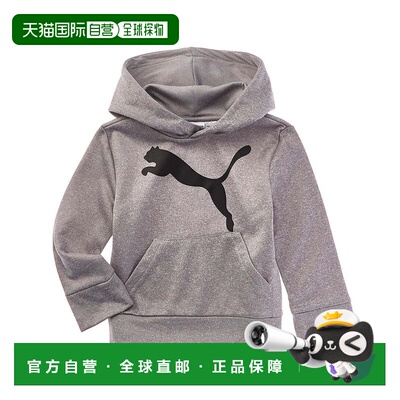 自营PUMA Core Pack Poly Fleece Pullover Hoodie - grey 美国奥