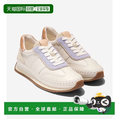 自营 Cole Haan Grandpro Premier W32589运动鞋女式B象牙色休闲V