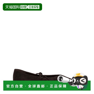 自营alohasSway Pointed Leather Bow Flats - black 美国奥莱直