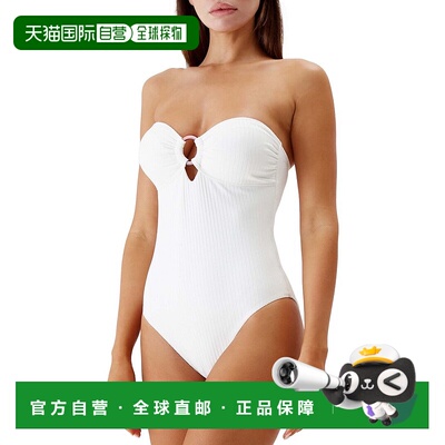 自营 Melissa Odabash巴布达连体泳衣-米色 美国奥莱直发新款