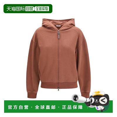 自营Brunello Cucinelli Cotton Women's Sweatshirt - brown 美
